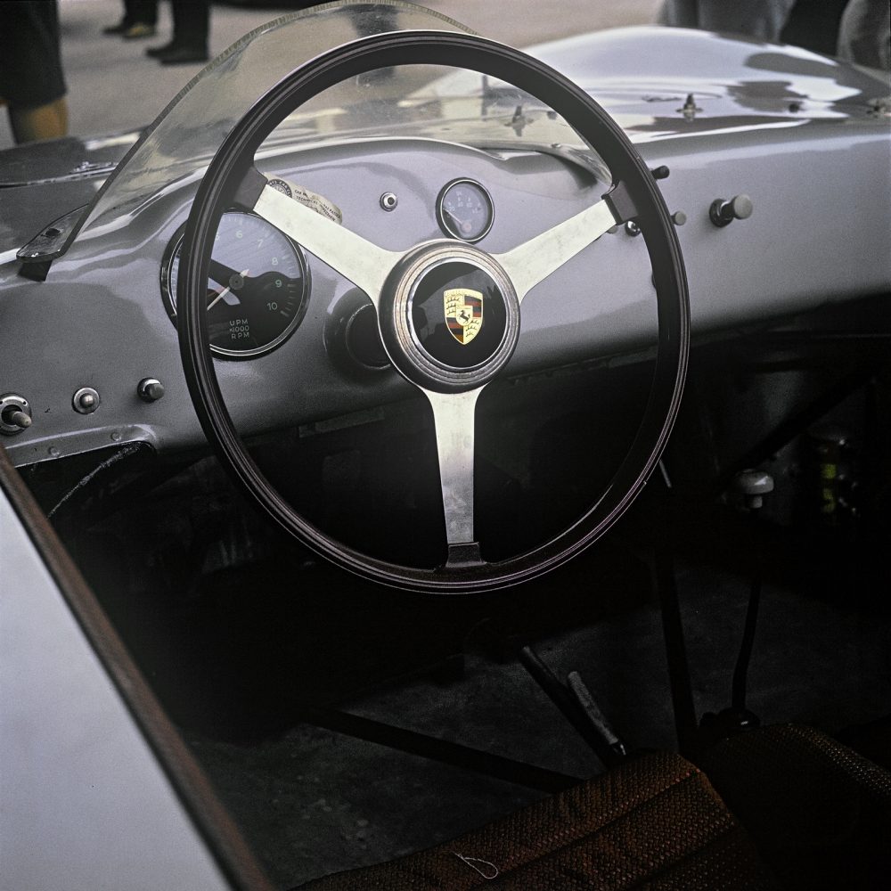 How has racing steering wheels evolved? Porsche shows us