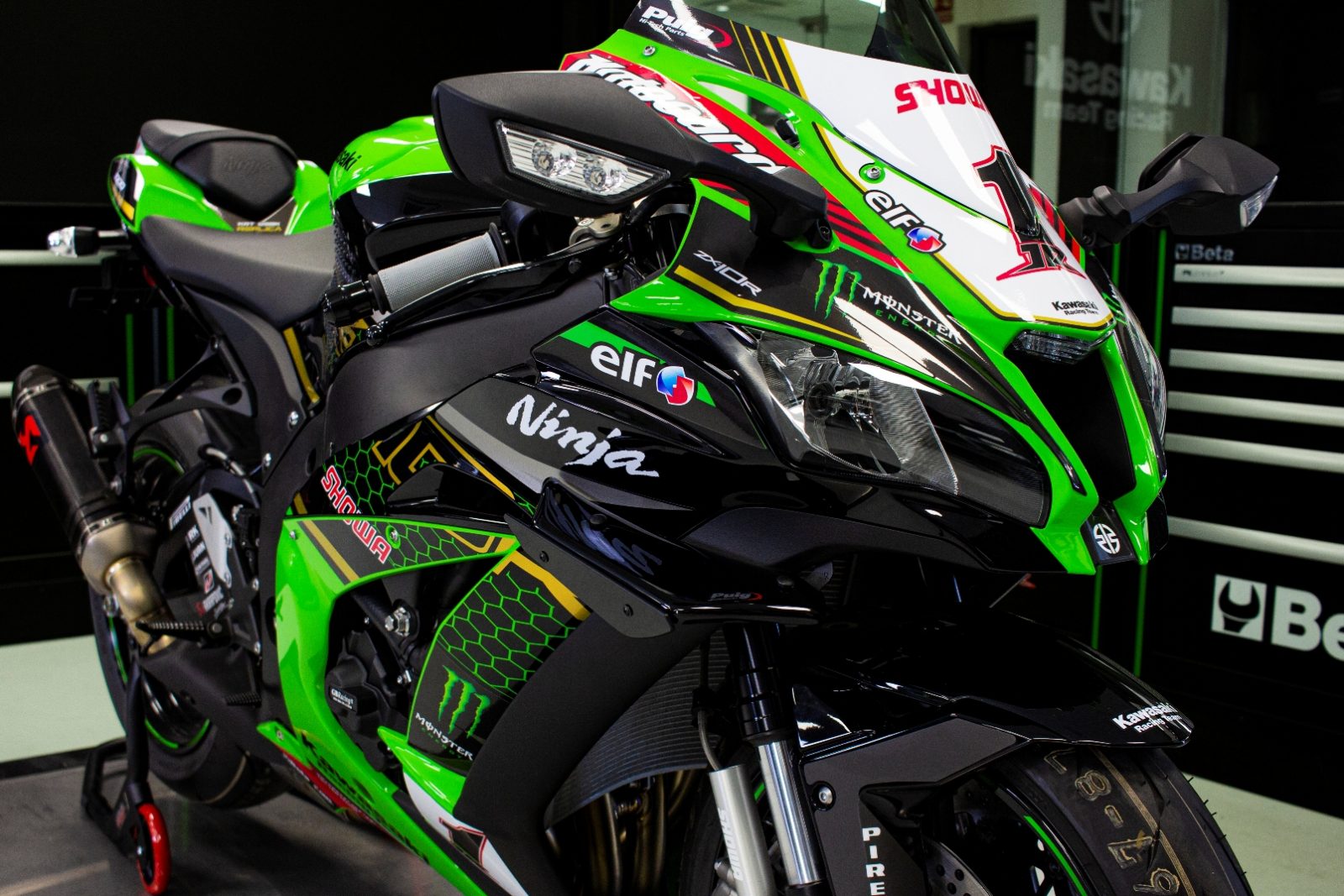 Kawasaki Ninja ZX-10R réplica de la usada en SBK
