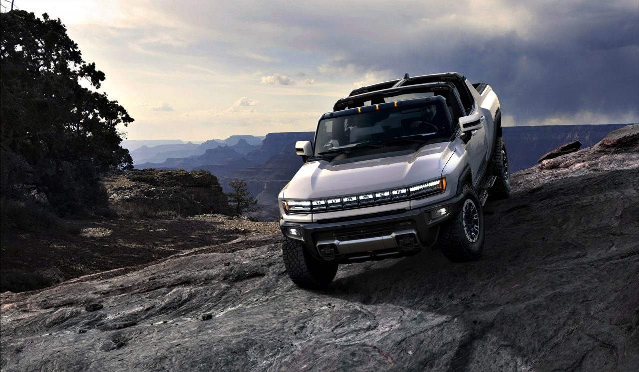 The Hummer EV shows some of its specifications