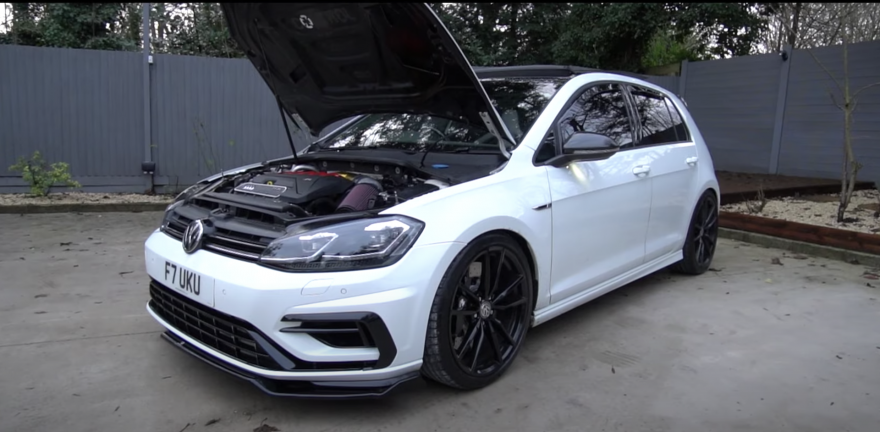 Vídeo: este Volkswagen Golf R tiene el motor del Audi RS3 y más de 600 CV
