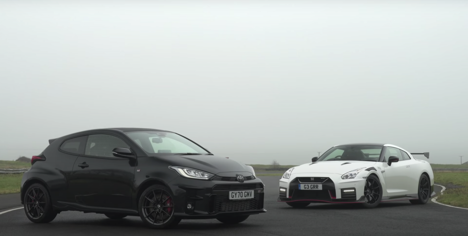 Vídeo: el Toyota GR Yaris se enfrenta al Nissan GT-R Nismo