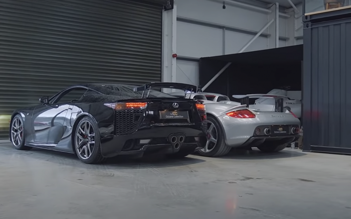 Vídeo: Porsche Carrera GT vs Lexus LFA en pelea de sonido
