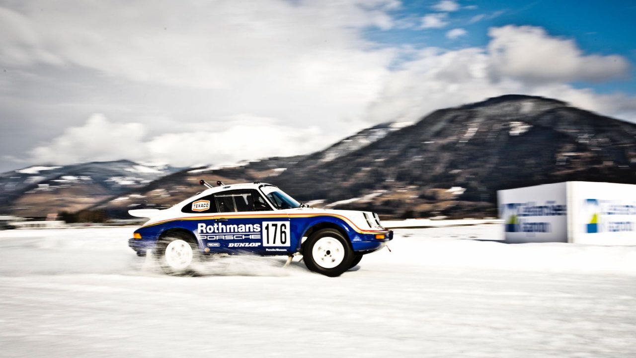 Walter Rohrl Porsche 953 Nieve 1