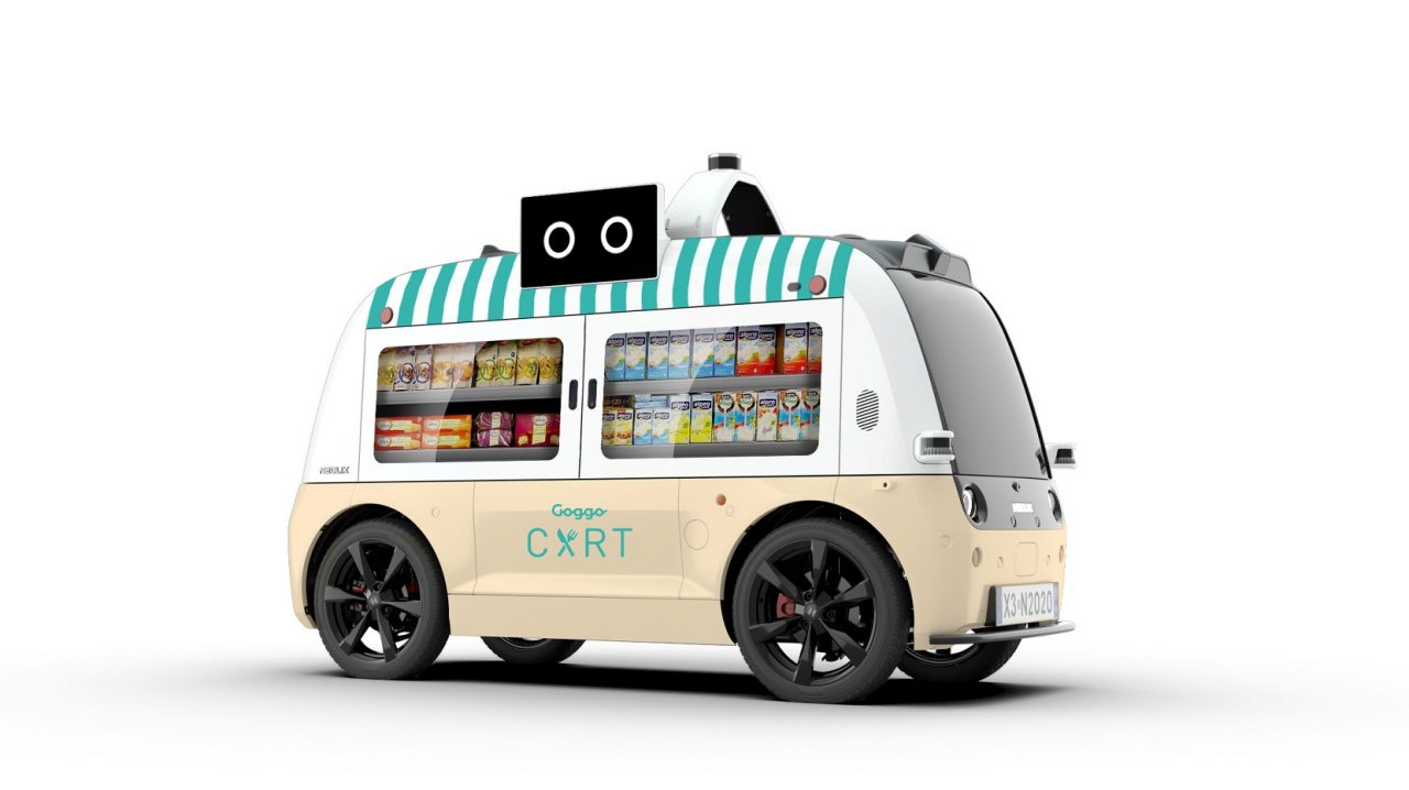 Goggo Cart, the first autonomous food truck, debuts at MOGY