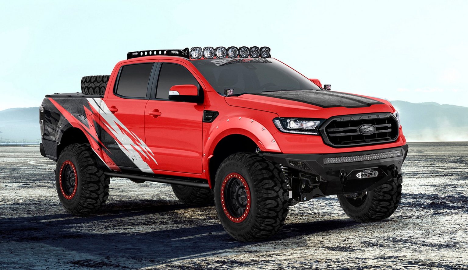 Ce sont les pick-ups Ford préparés pour le SEMA 2021