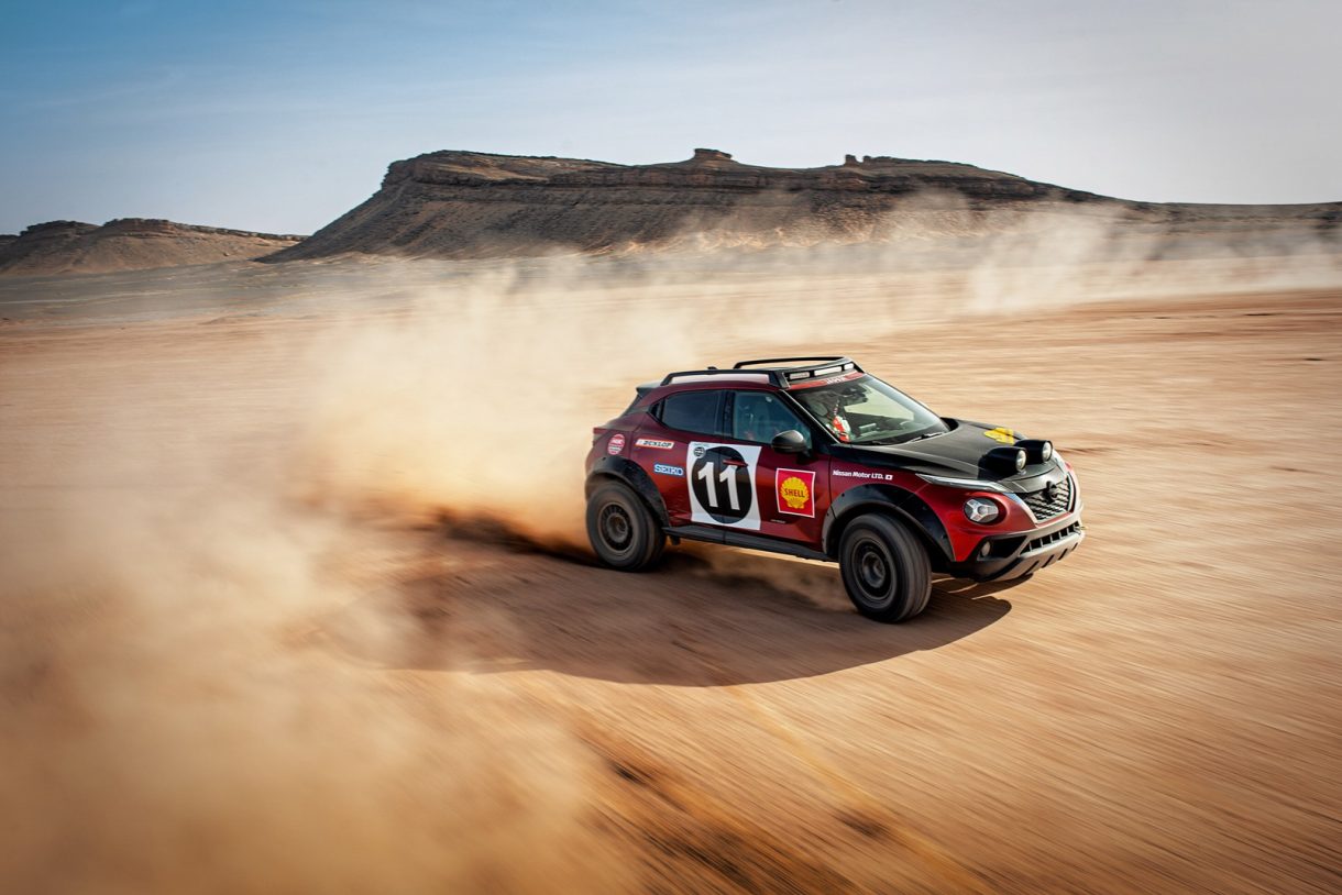 Nissan presenta el prototipo Juke Hybrid Rally Tribute