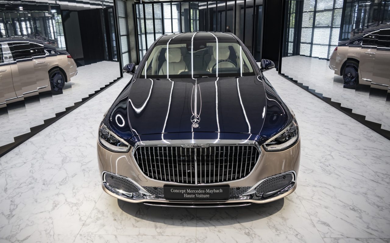 Mercedes-Maybach Haute Voiture Concept, basado en la moda.
