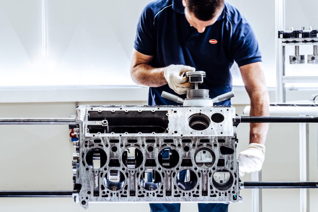 Bugatti's W16: a unique engine