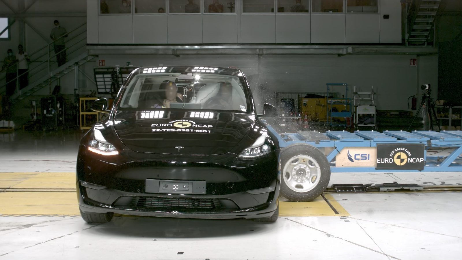 The Tesla Model Y does not disappoint in the Euro NCAP tests