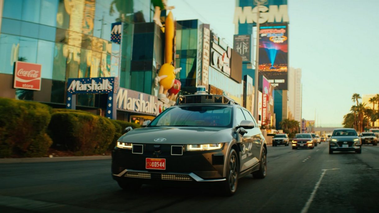 So funktioniert der Hyndai Ioniq 5 als Robotaxi in Las Vegas