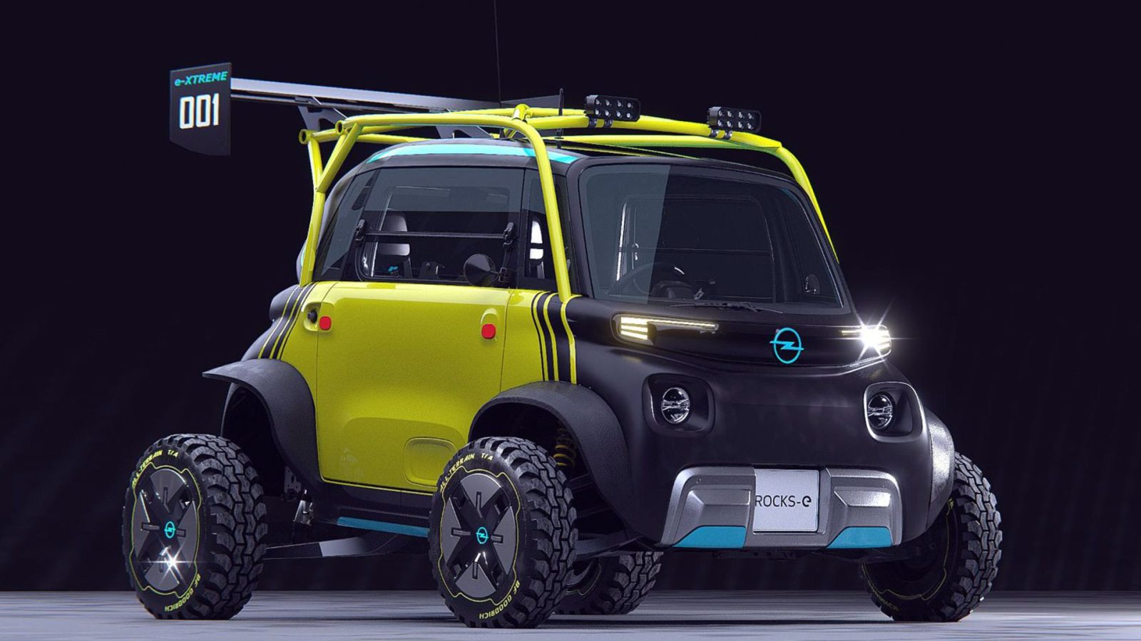 The Opel Rocks e-Xtreme comes to the real world with a drive