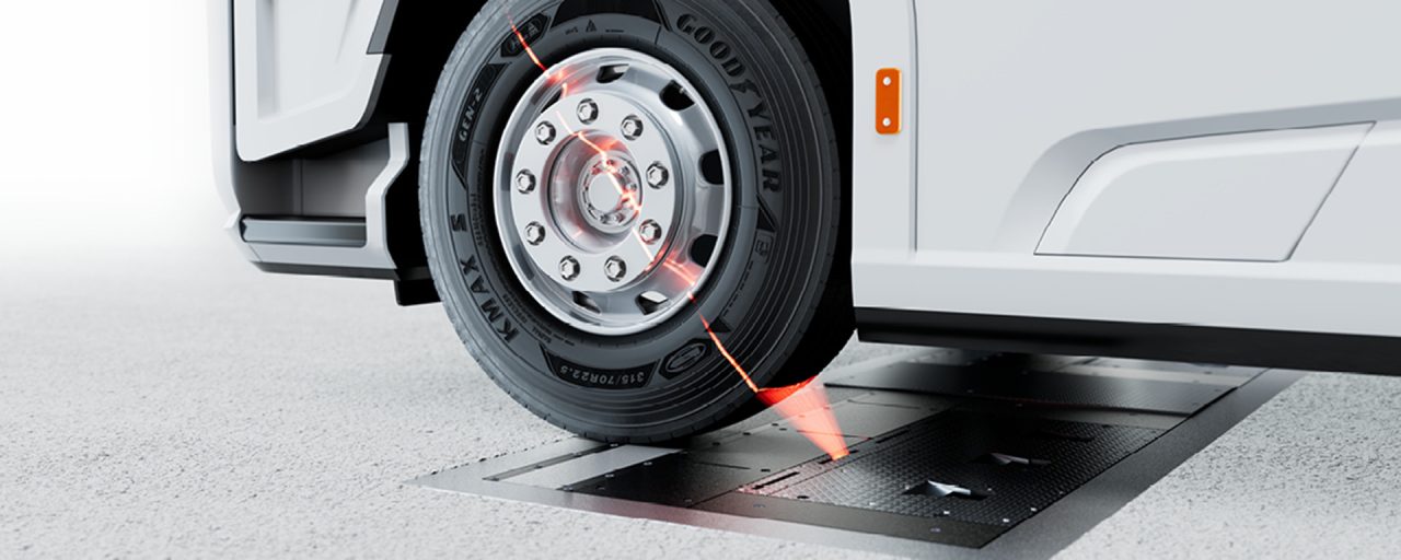Check out Goodyear's latest technology in tire inspection