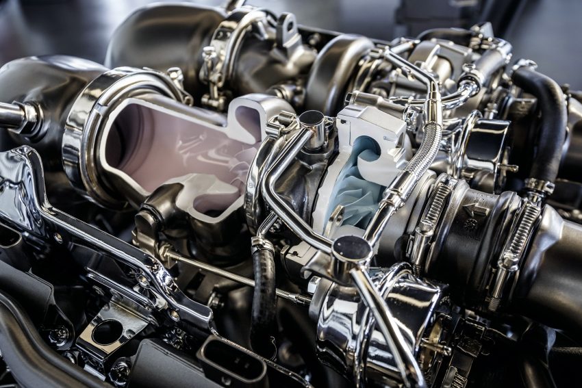 What is a V-hot engine and how does it work?