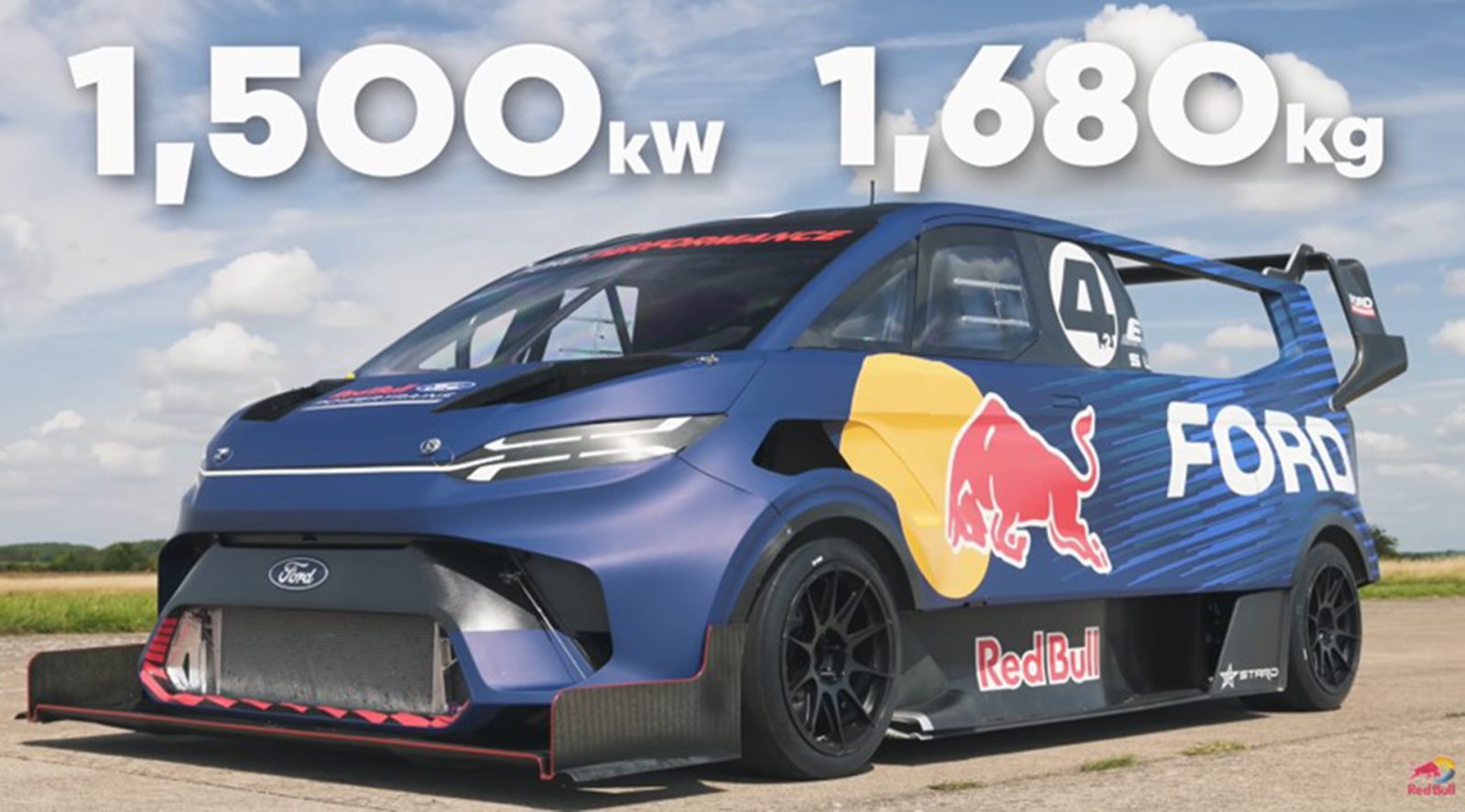 RedBull ha enfrentado el RB8, una KTM, un WRC y la superVan de Ford ...