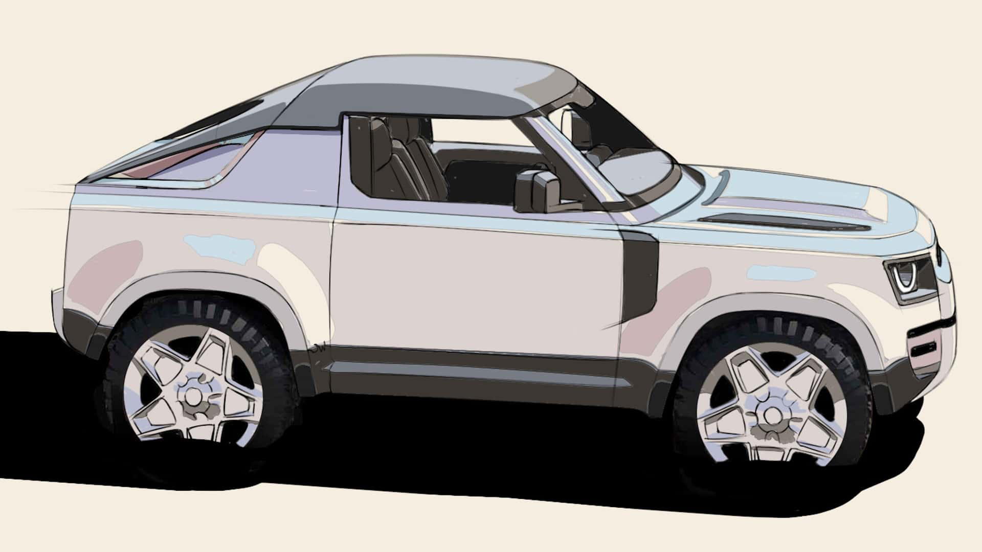 Kahn Design convierte el Land Rover Defender, en un SUV de dos plazas ...