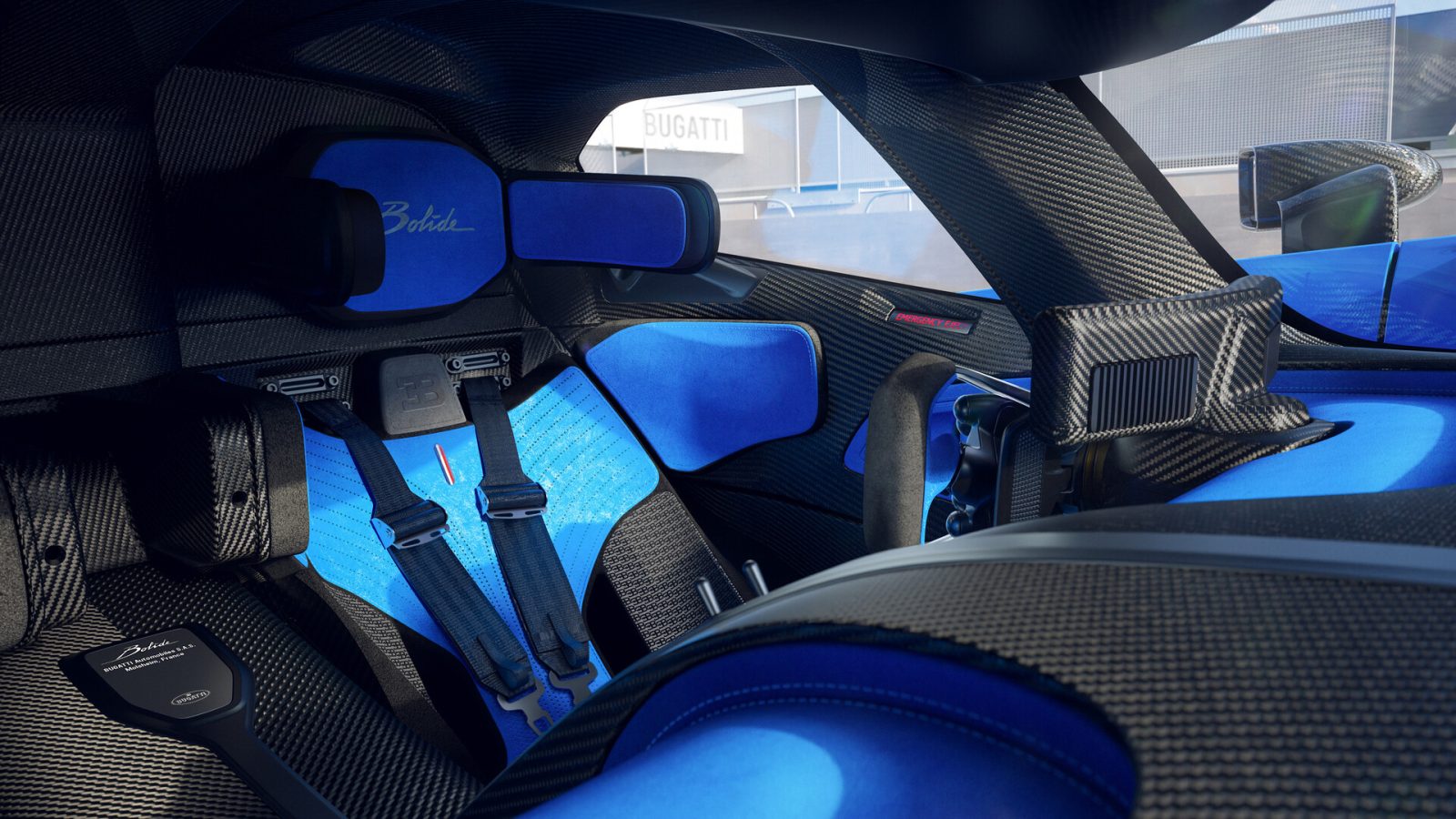 Observa el increíble y renovado cockpit del Bugatti Bolide
