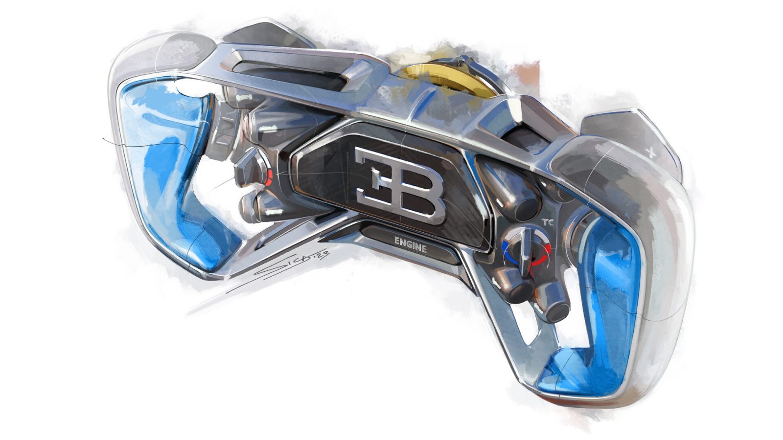 Check out the amazing and revamped cockpit of the Bugatti Bolide