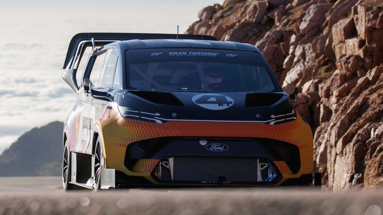 Ford sets new Pikes Peak hill climb record with its SuperVan 4.2