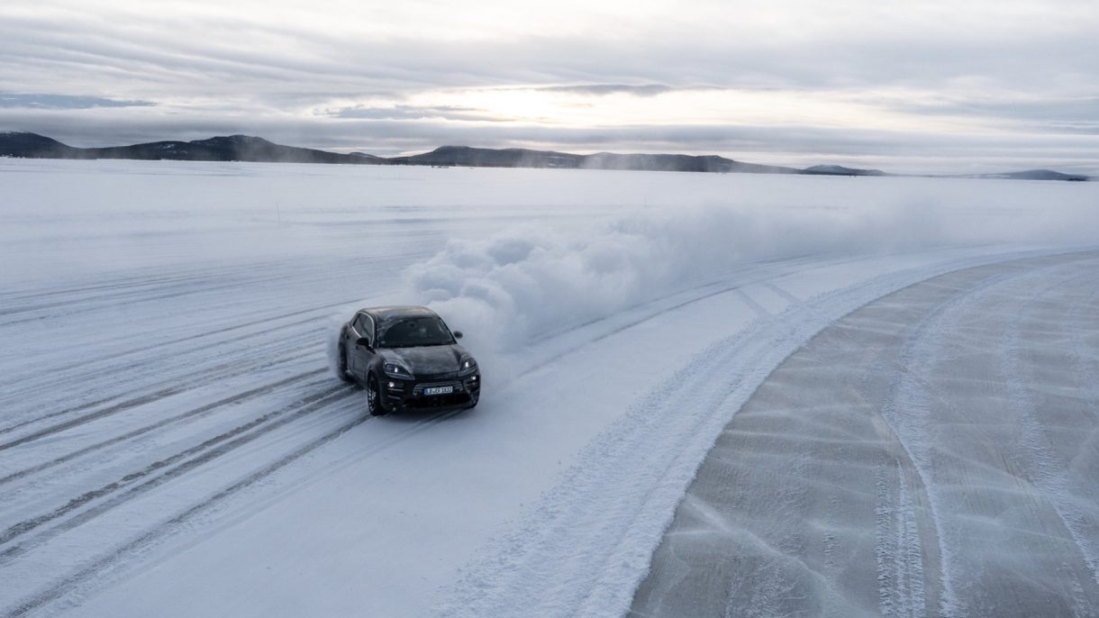 Der elektrische Porsche Macan ist bereit für die Inszenierung