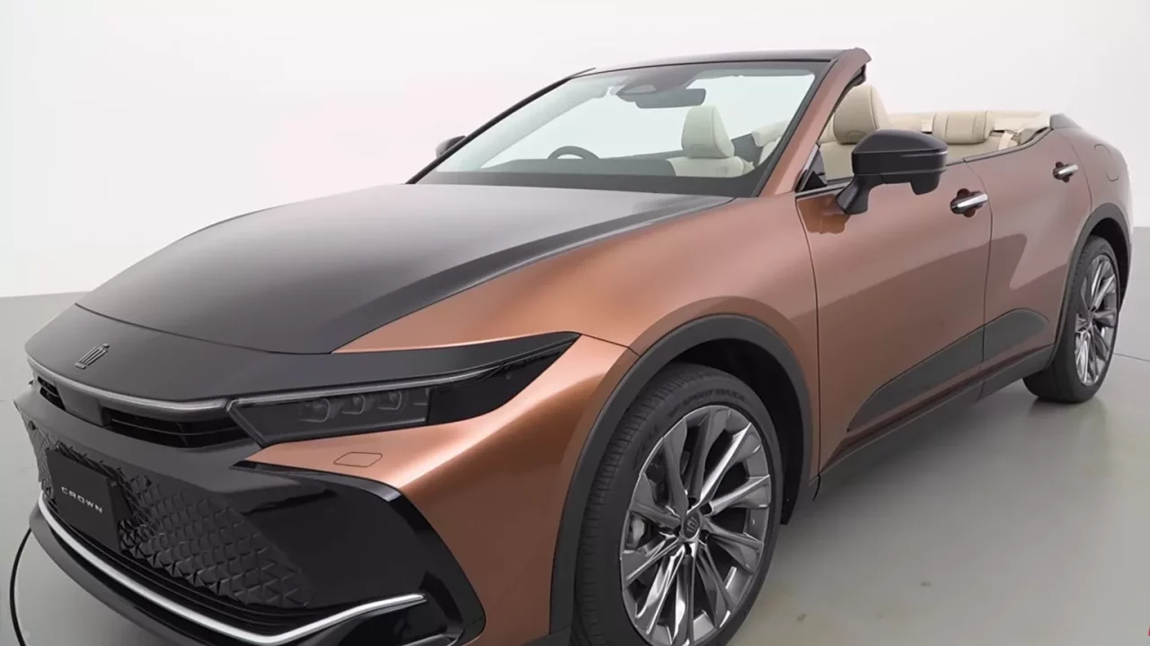 You won't see this Toyota Crown Convertible at your dealership