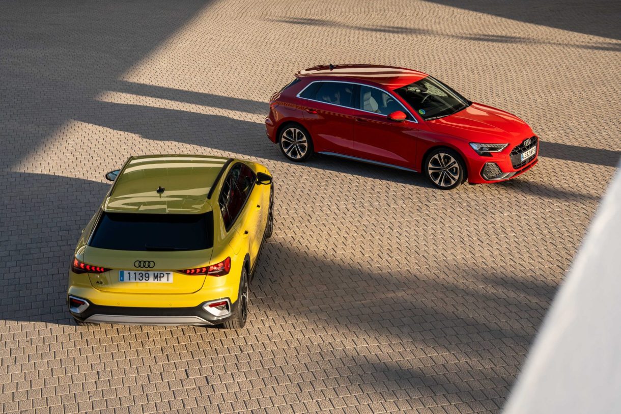 Am Steuer des Audi A3 allstreet, dem neuen SUV von Audi