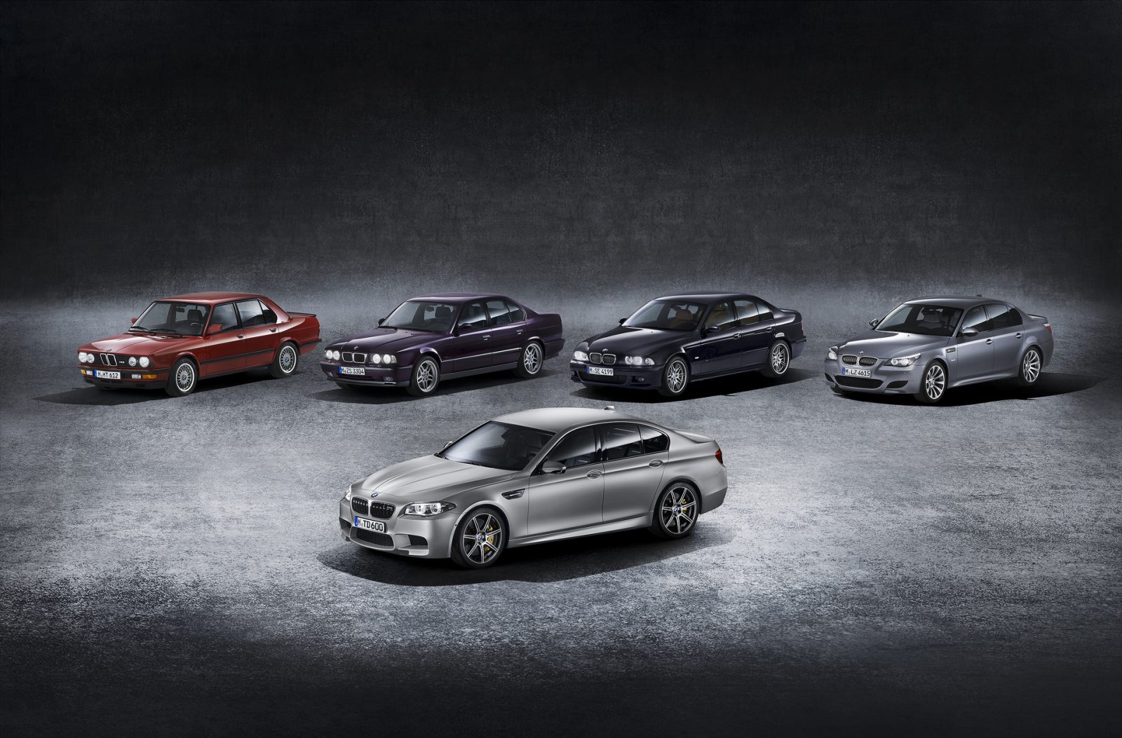 40 years of dominance: The evolution of the seven generations of the BMW M5