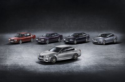 40 years of dominance: The evolution of the seven generations of the BMW M5