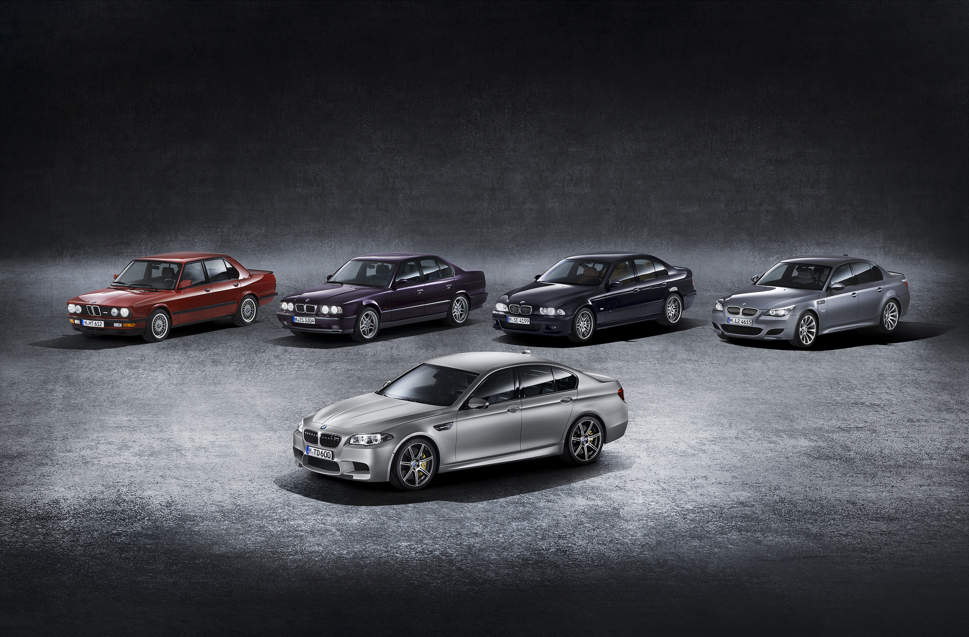 40 years of dominance: The evolution of the seven generations of the BMW M5