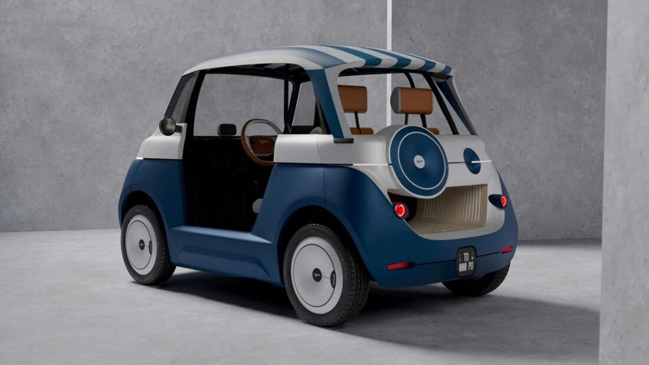 Fiat Topolino by Garavini, the electric beach buggy with Italian design