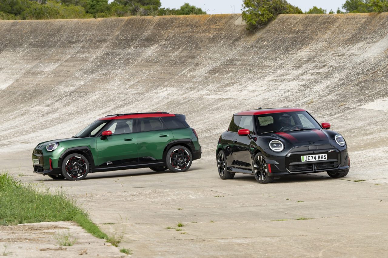 MINI presents the JCW version of the Cooper and Aceman in Paris