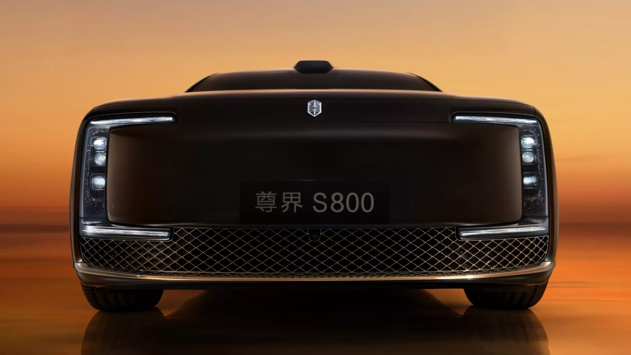 Huaweis Maextro S800: die vollelektrische Luxuslimousine mit mehreren Anspielungen auf Maybach ...