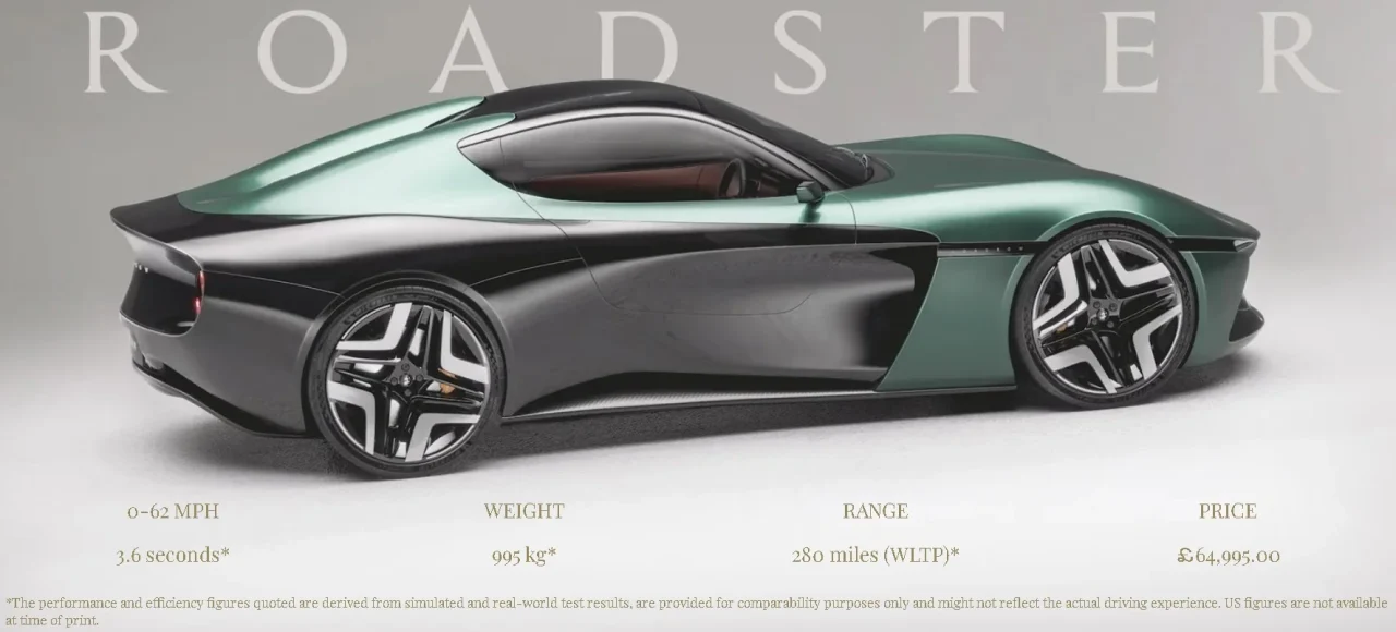 Arriva un nuovo marchio di auto elettriche di lusso: Longbow Motors