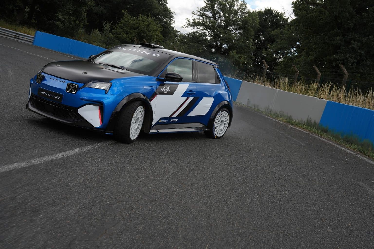 Alpine A290 Rallye preparado para la competición