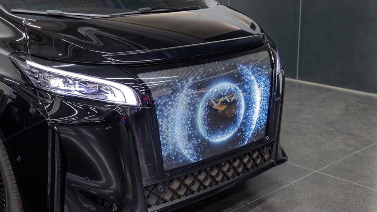 Faraday Future FX Super One: las pantallas llegan también a la parrilla frontal de los vehículos ...