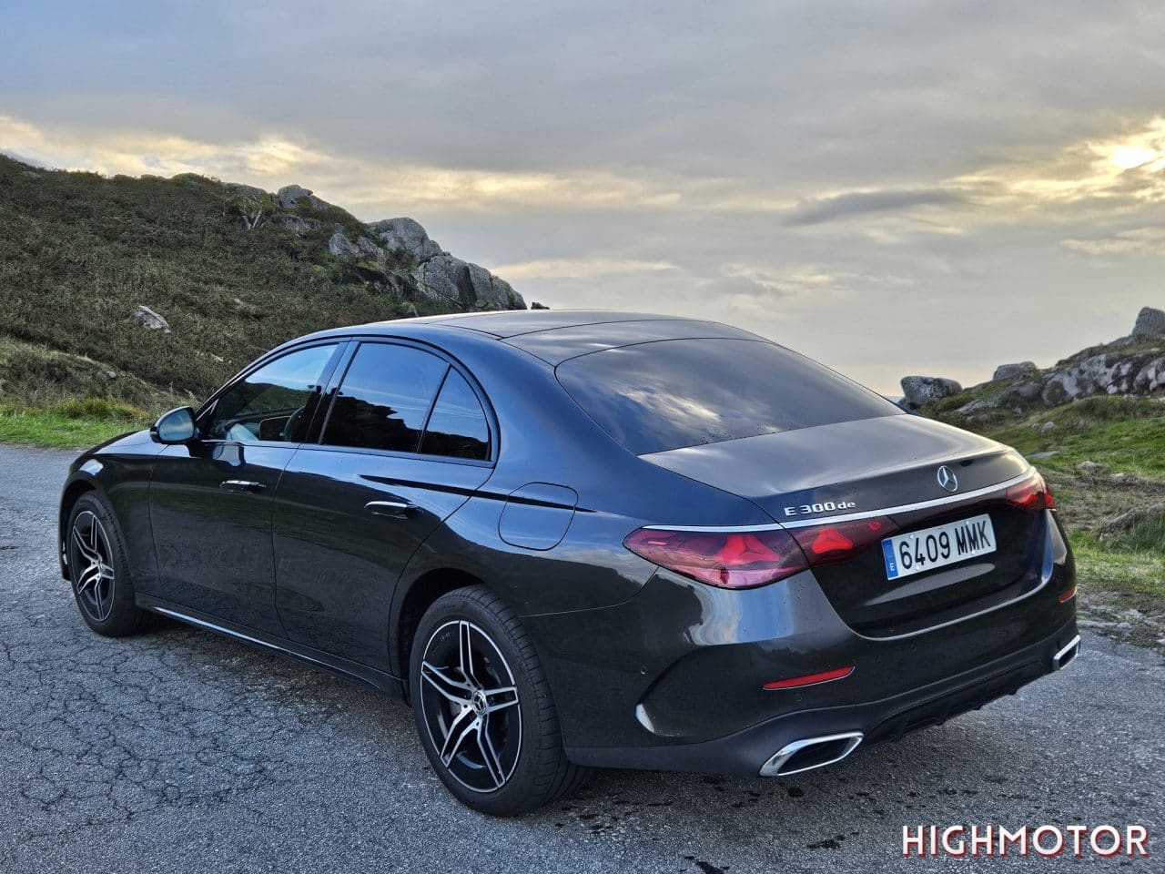 Test drive of the Mercedes-Benz E-Class 300, a diesel-powered, fuel ...