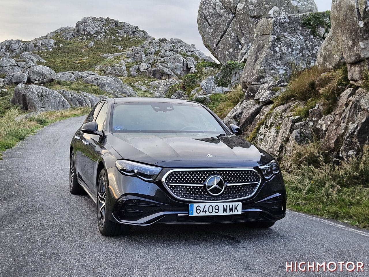 Test drive of the Mercedes-Benz E-Class 300, a diesel-powered, fuel ...