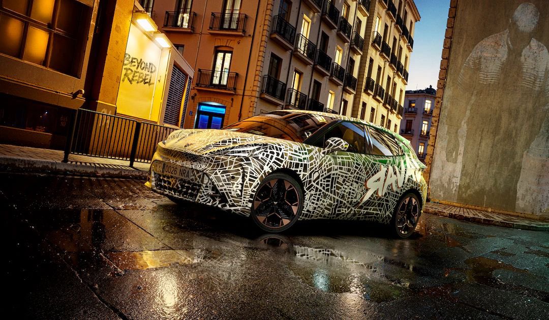 The Cupra Raval is seen in Germany with abundant camouflage