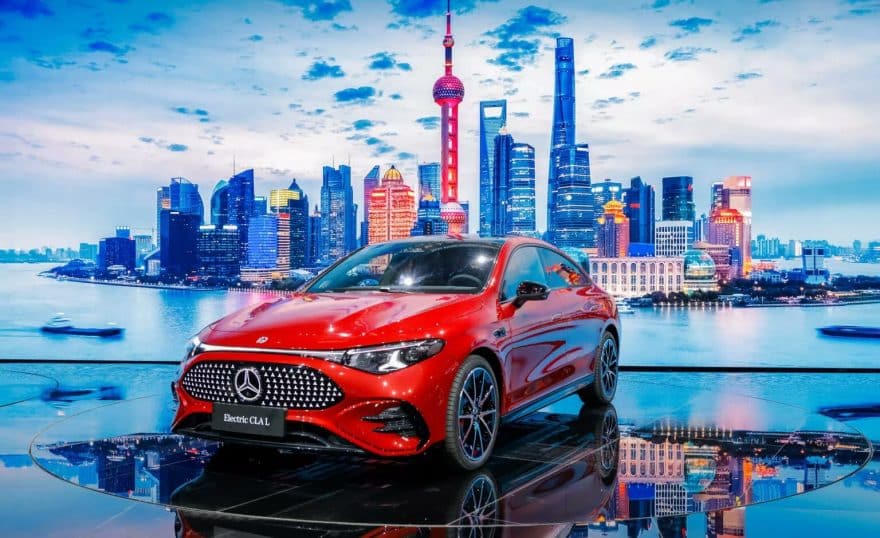 Mercedes-Benz opens reservations for the new electric CLA in China.