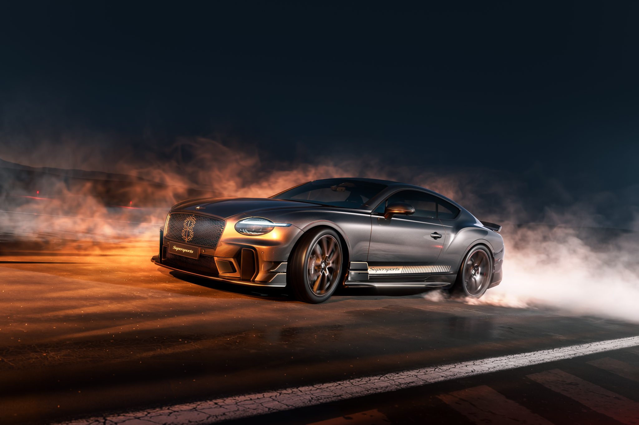 Bentley presents the Continental GT Supersports with a V8 engine
