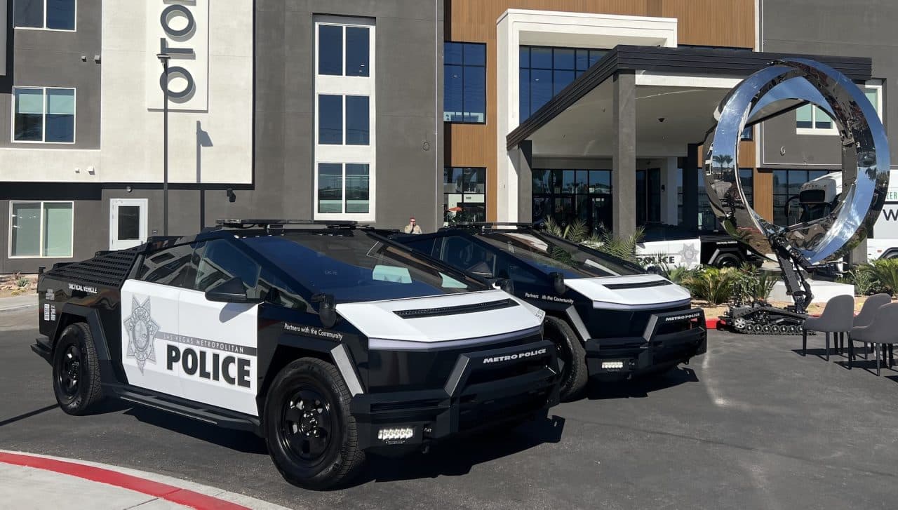 Las Vegas adds Tesla's Cybertruck to its fleet of police vehicles