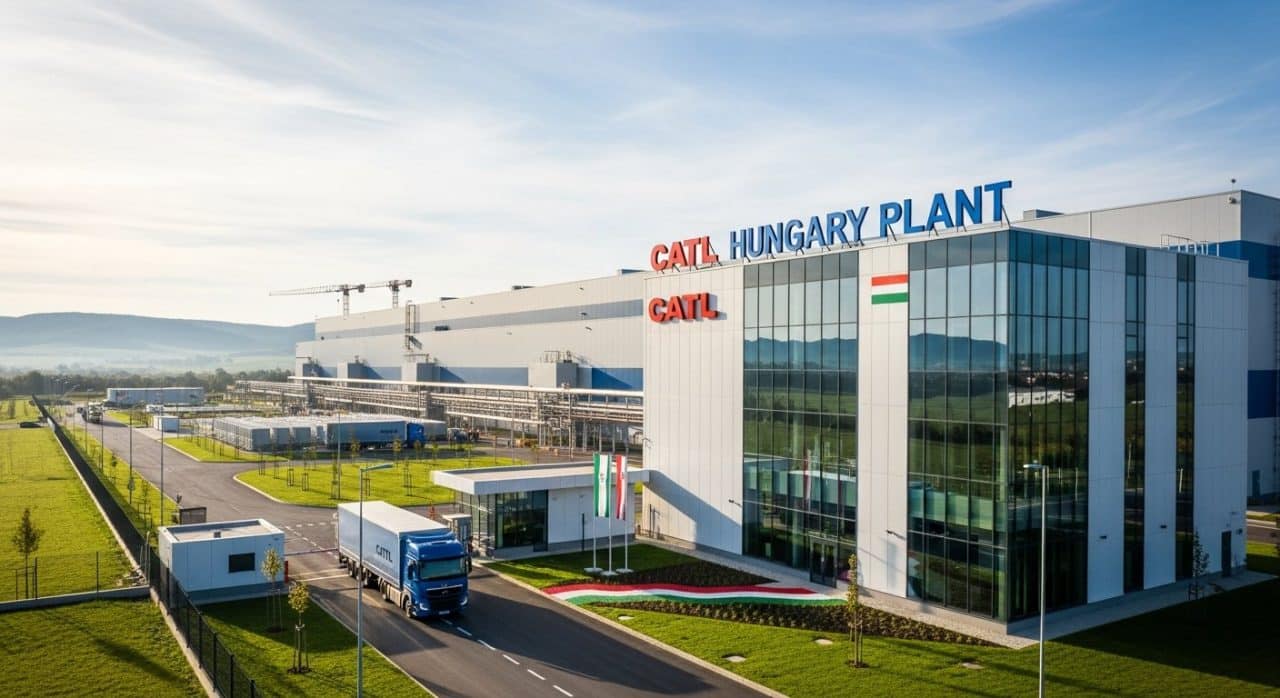 CATL's new plant in Hungary will begin producing battery cells next spring.