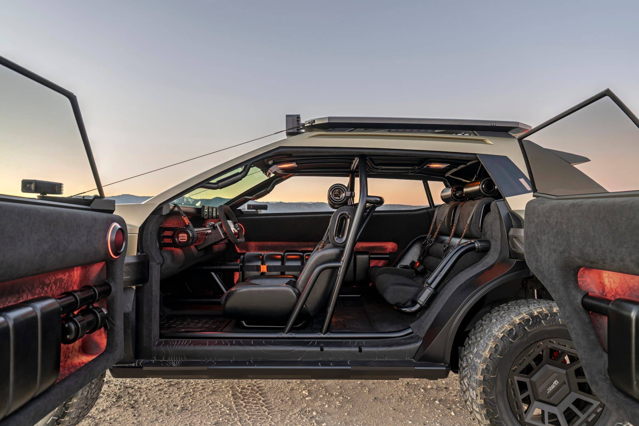 Hyundai CRATER es un prototipo de 4x4 robusto y salvaje