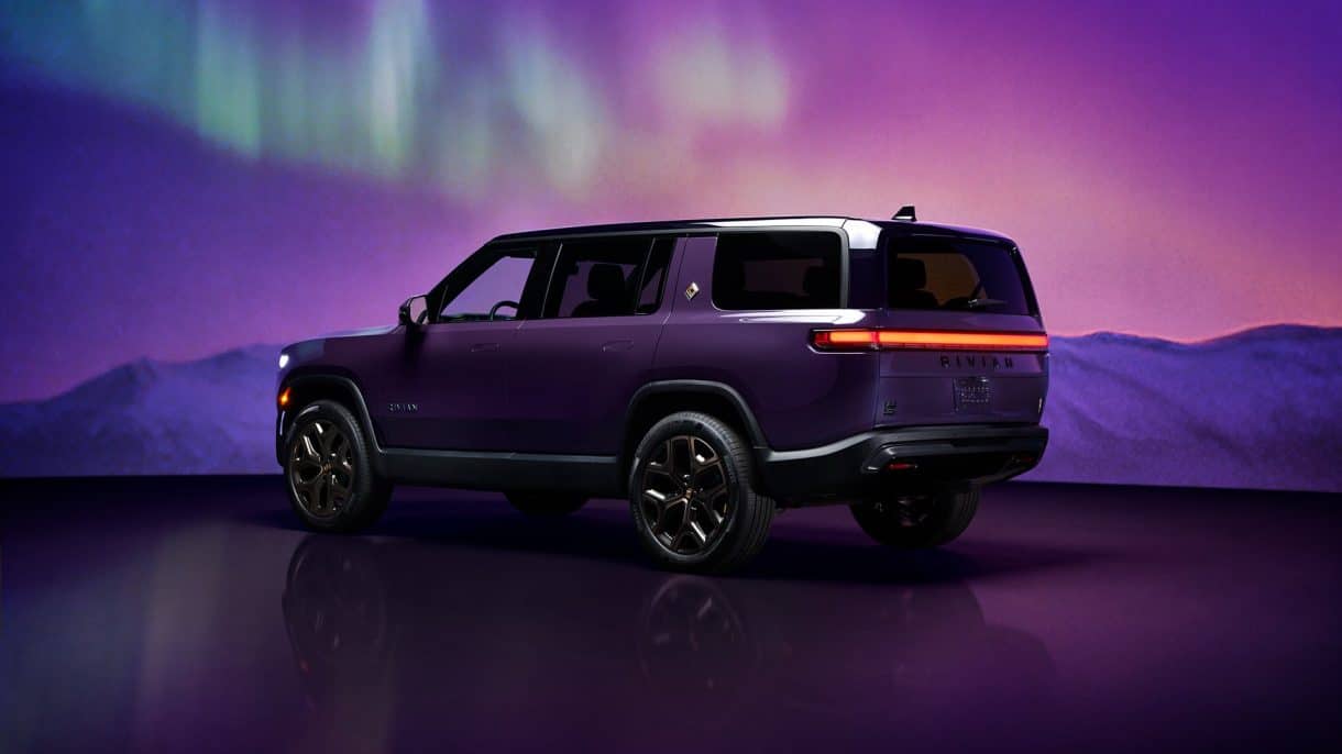 Rivian surprises with the new Borealis paint color for the R1T and R1S