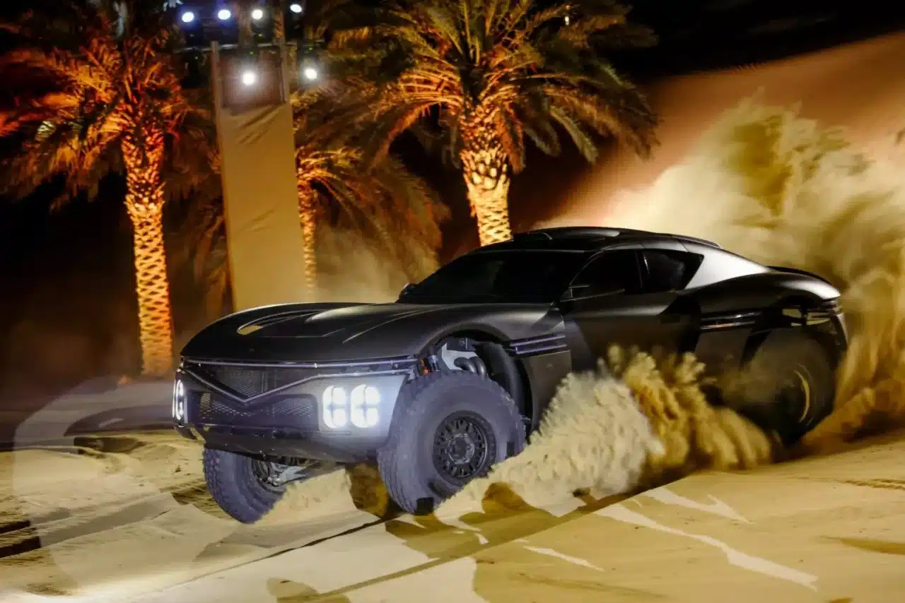 Genesis challenges the desert with its X Skorpio Concept prototype